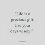 50 Famous Life Is Precious Quotes That Will Touch Your Heart