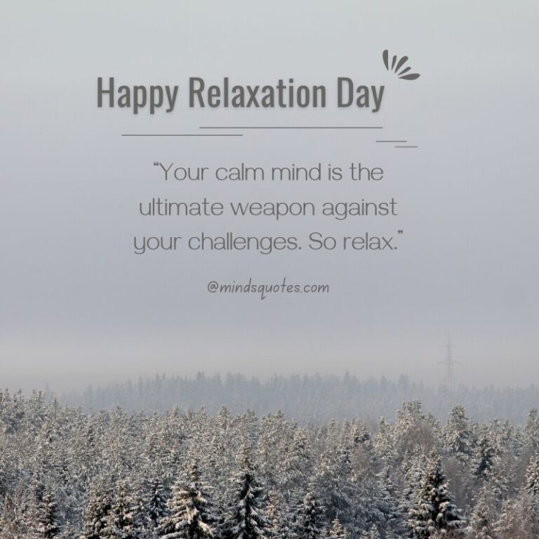 33+ BEST National Relaxation Day Quotes, Wishes & Messages