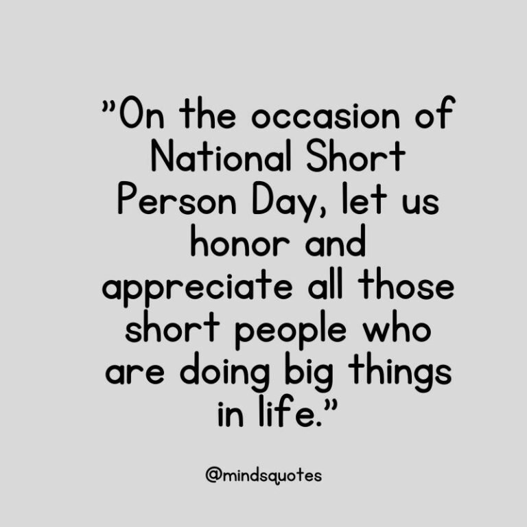 25 National Short Person Day Quotes, Messages & Wishes
