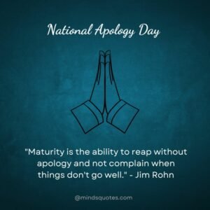 35 National Apology Day Quotes, Wishes & Messages