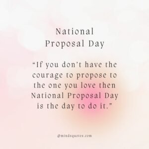 35 National Proposal Day Messages, Wishes & Quotes