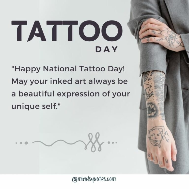National Tattoo Day Quotes, Wishes & Messages (July 17th)