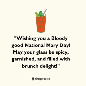 50 National Bloody Mary Day Quotes, Wishes, Messages & Captions