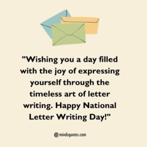 70 National Letter Writing Day Quotes, Wishes, Messages & Captions